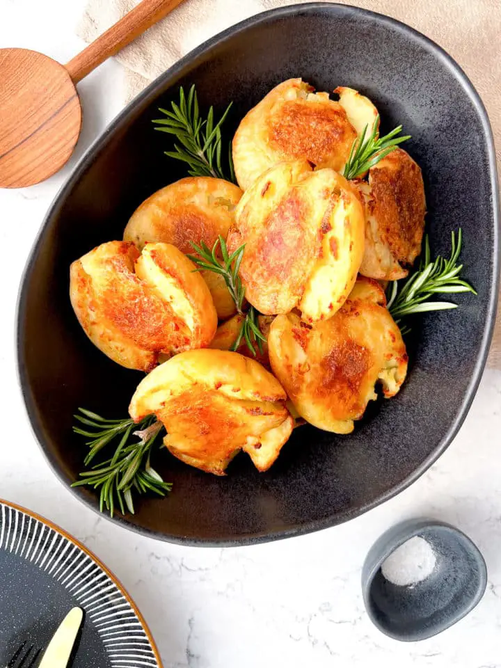 Easy Crispy Smashed Potatoes - Together to Eat - Family Meals