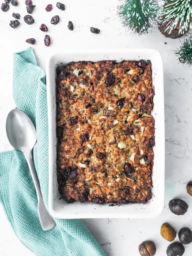 Cranberry Chestnut Sausage Stuffing - Together to Eat - Family Meals