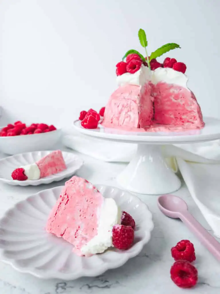 Raspberry Ice Cream Bombe - Together to Eat - Family Meals
