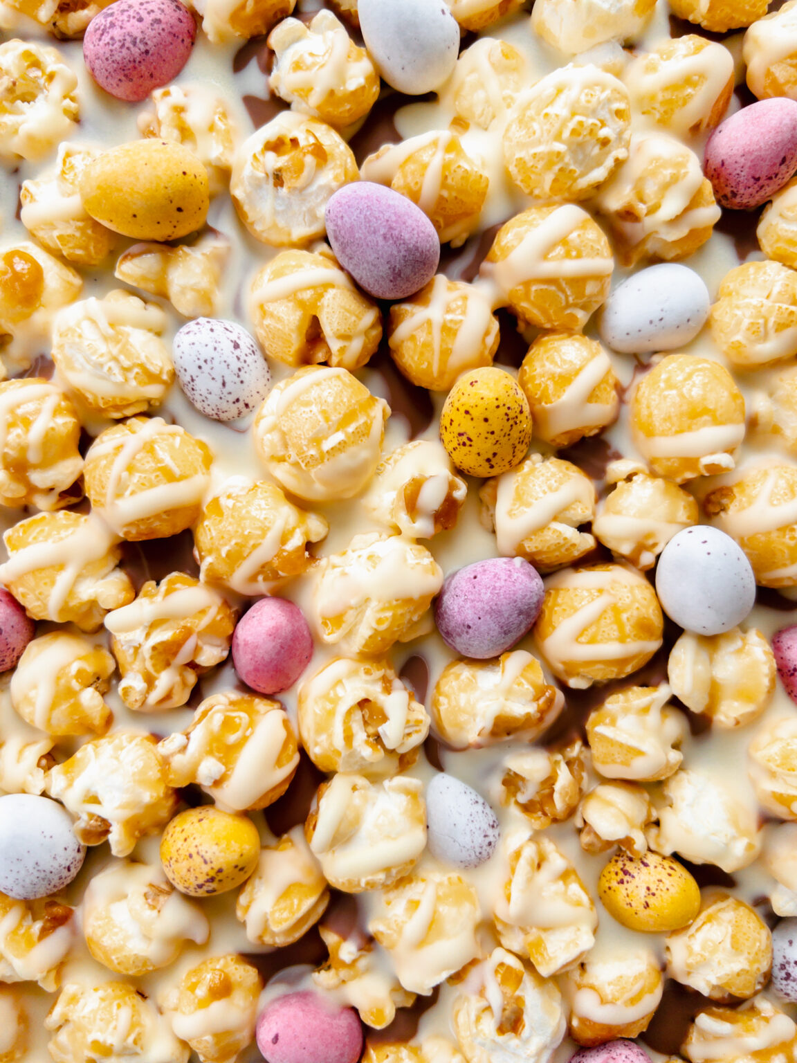 Easter Chocolate Bark with Popcorn - Together to Eat - Family Meals