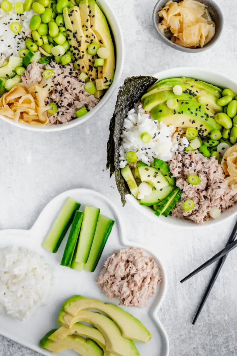 Canned Tuna Sushi Bowl - Together to Eat - Family Meals