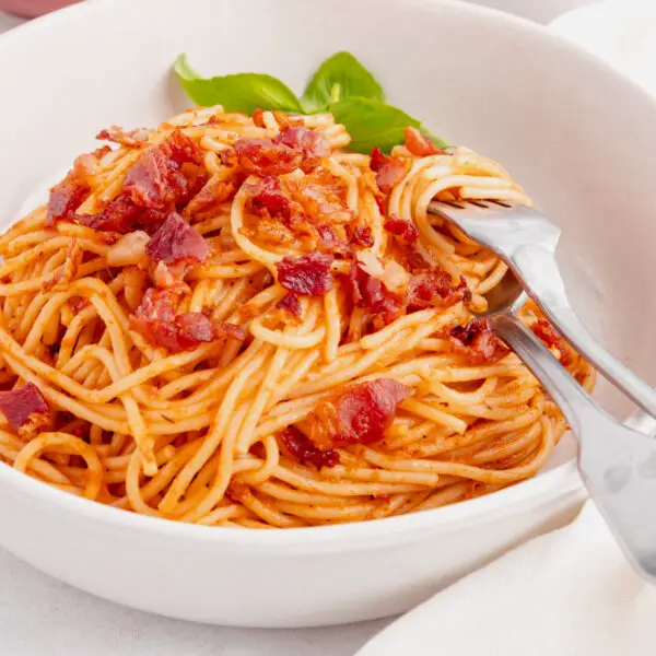 Crispy Pancetta Pasta - Together to Eat - Family Meals