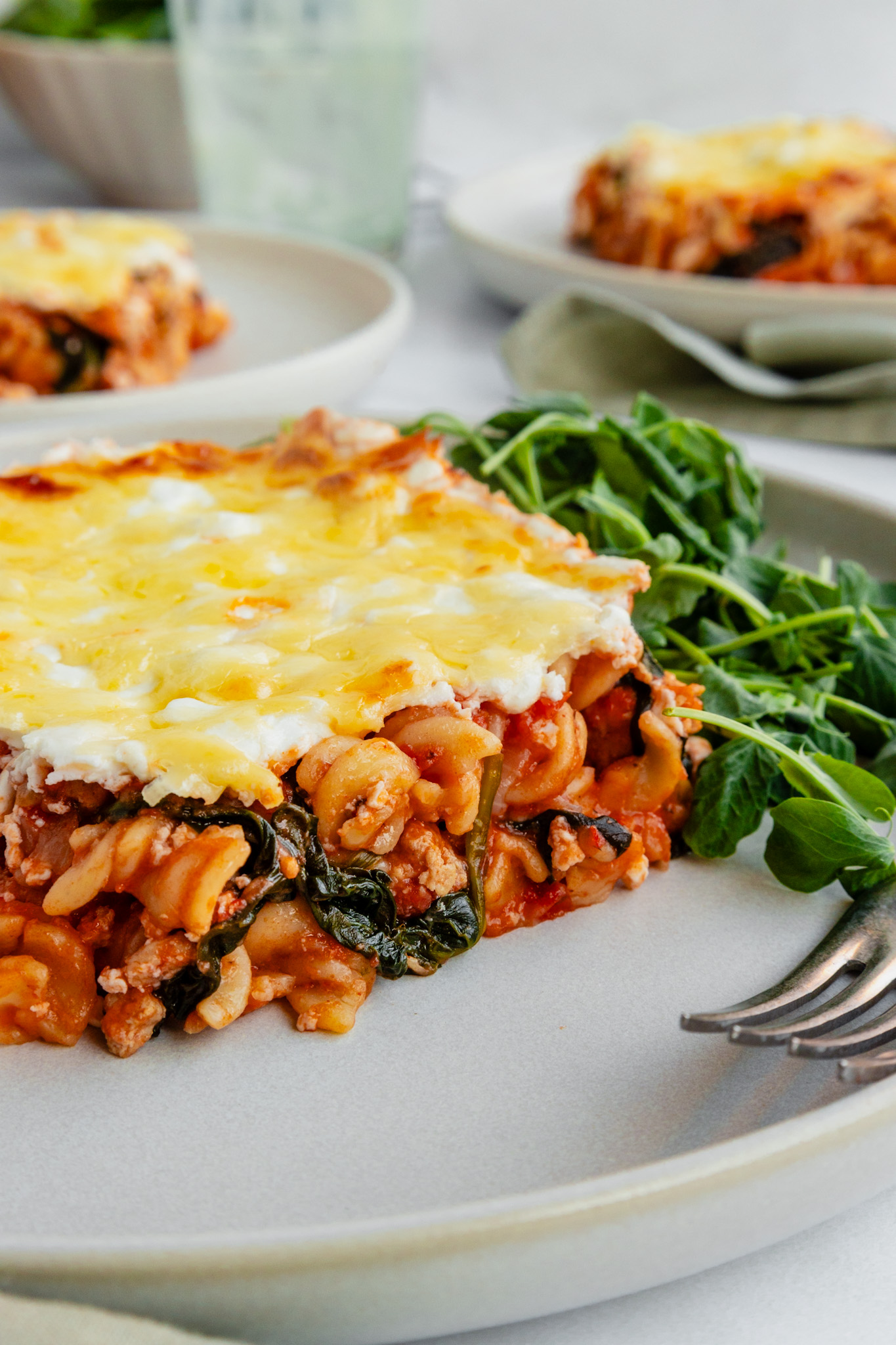 Chicken and Cottage Cheese Pasta Bake - Together to Eat - Family Meals