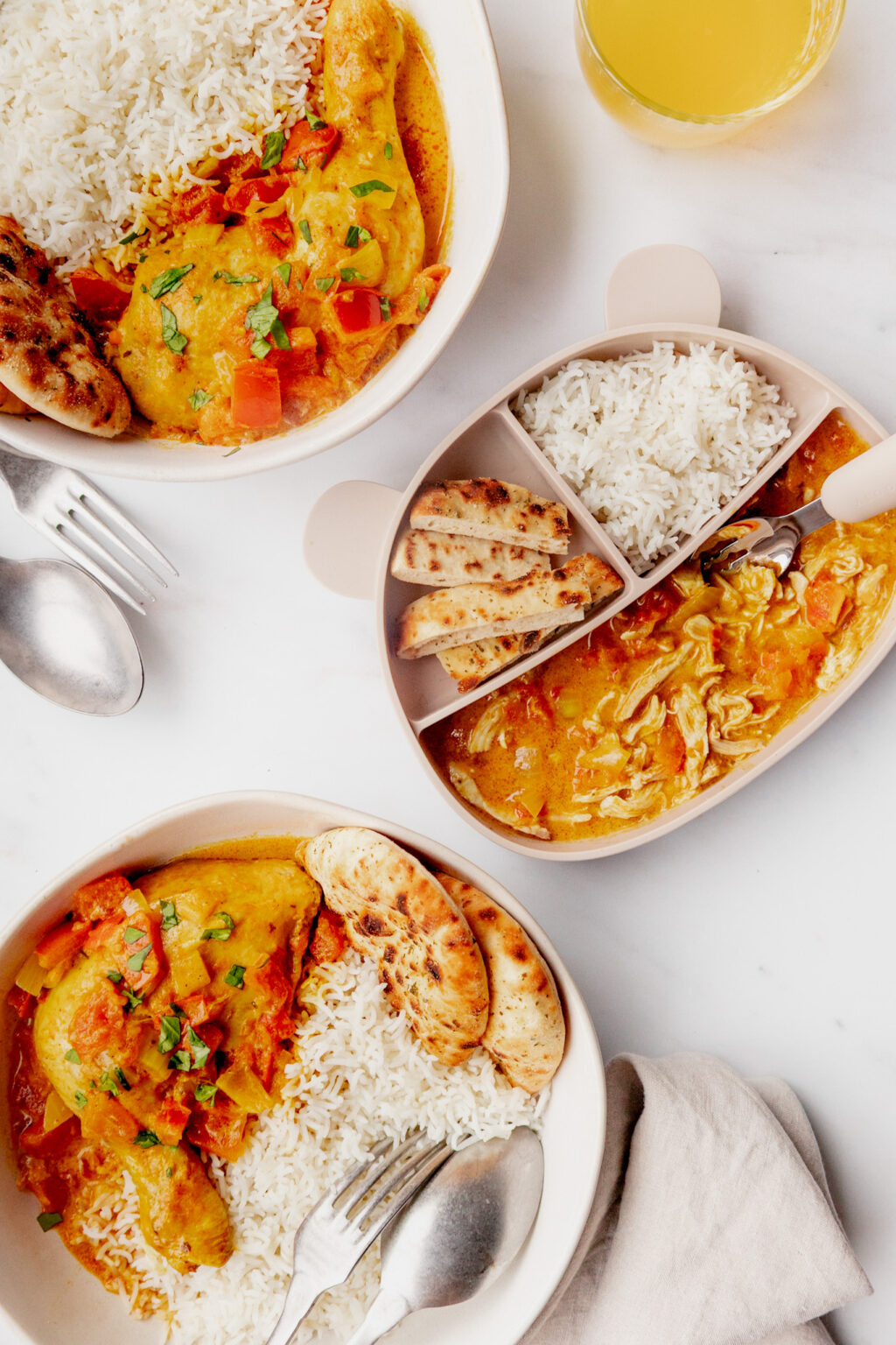 Mild Slow Cooker Chicken Curry - Together to Eat - Family Meals