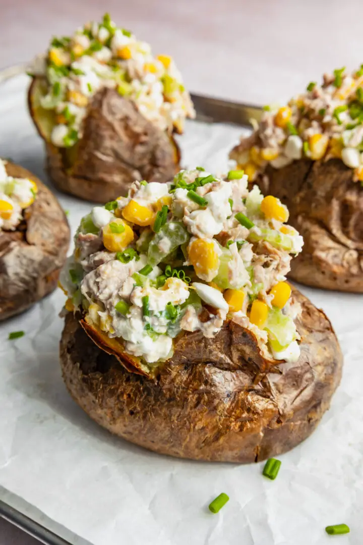 Tuna and Cottage Cheese Jacket Potato - Together to Eat - Family Meals