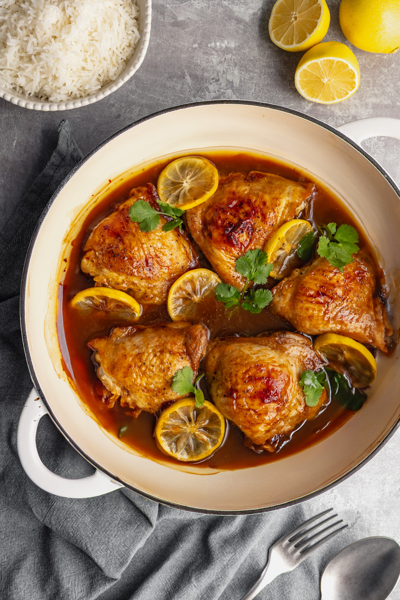 Lemon Soy Chicken Thighs (Oven & Slow Cooker) - Together to Eat ...