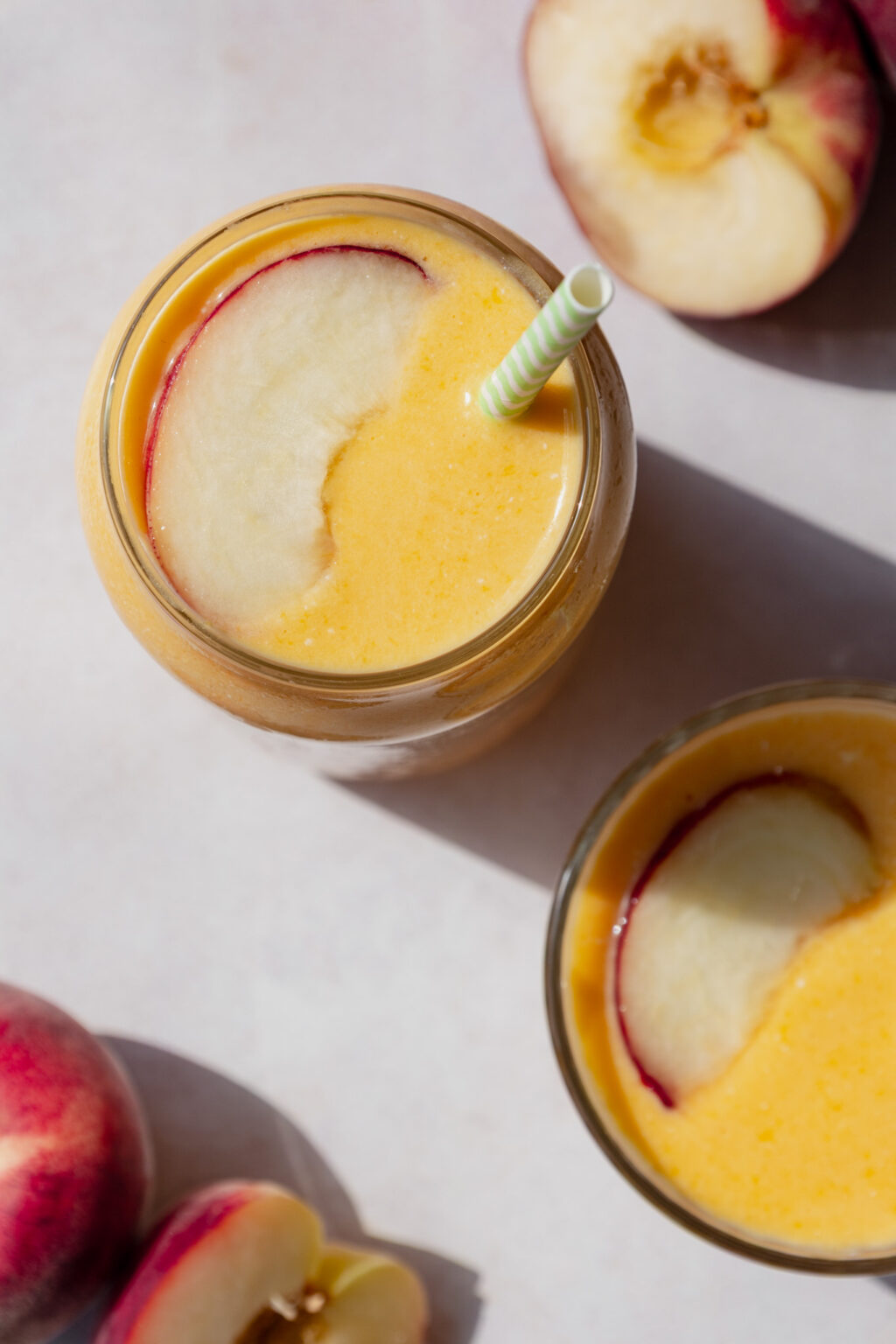 Peach Cottage Cheese Smoothie - Together to Eat - Family Meals